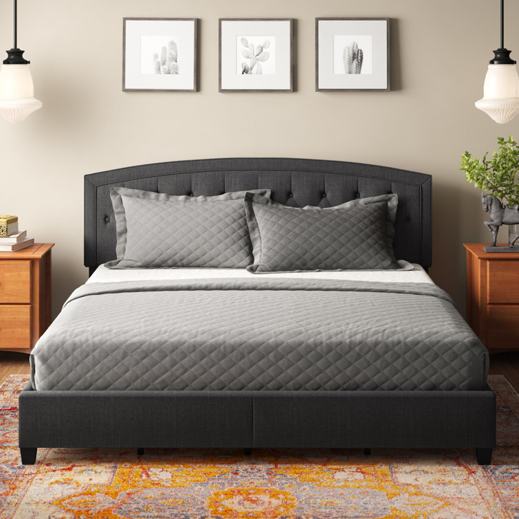 Lark Manor Alenushka Upholstered Standard Bed & Reviews | Wayfair