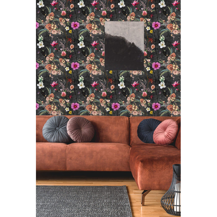 Wildon Home® Ponston Peel & Stick Floral Roll | Wayfair