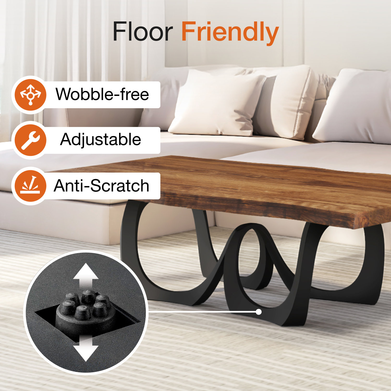 Loon Peak® Atlas Metal End Table Base | Wayfair