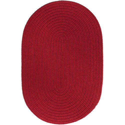 August Grove® Smyth Performance Red Rug & Reviews | Wayfair