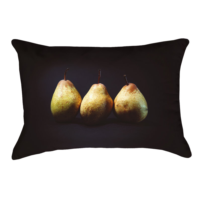 ArtVerse Pears 100% Cotton Pillow Cover | Wayfair