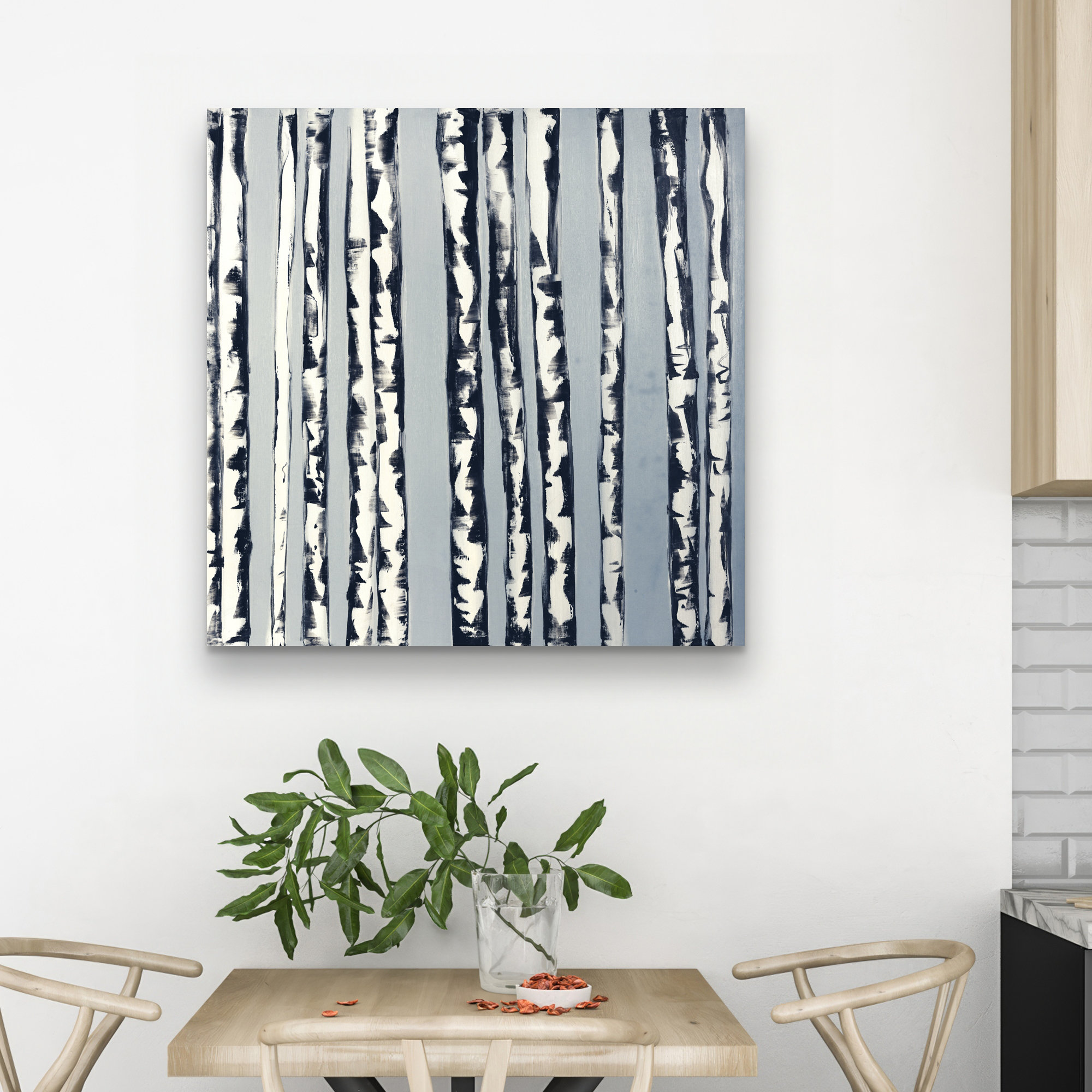 Begin Edition International Inc. Small birch trees - 32"x32" art on ...