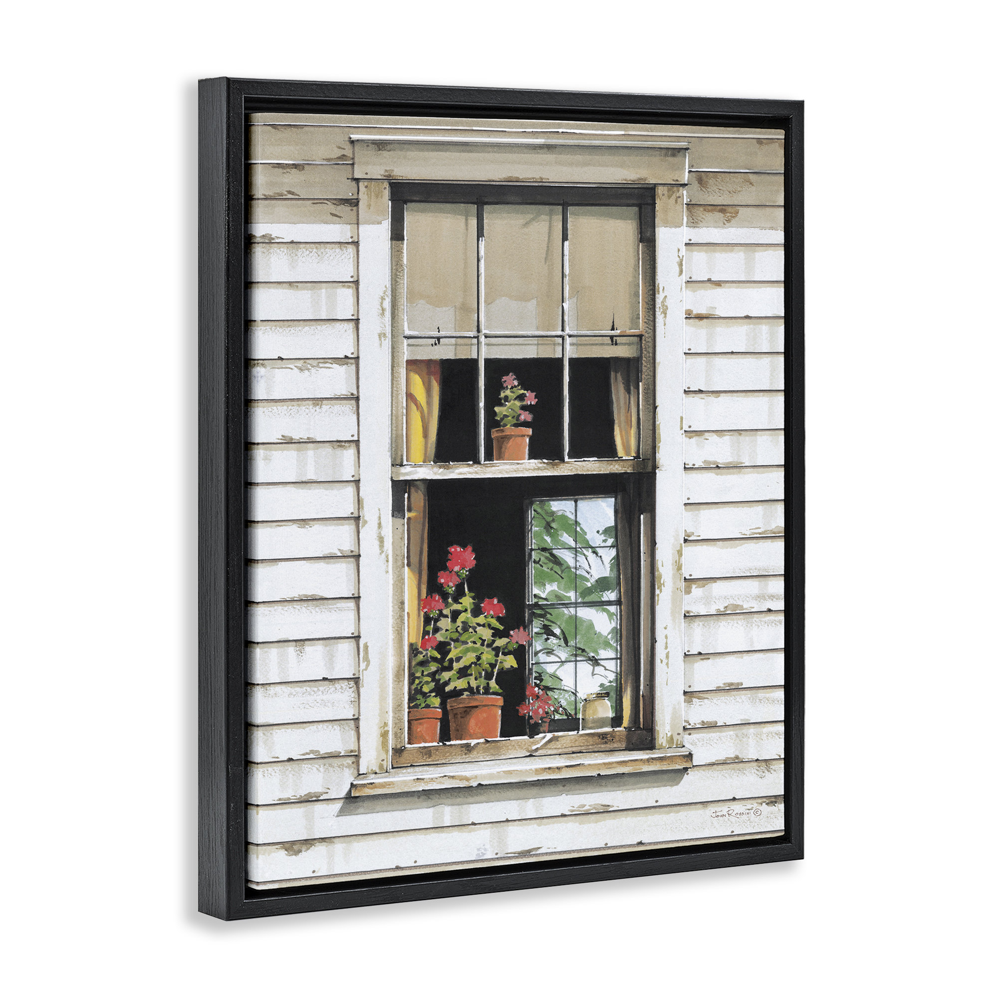 Winston Porter Cottage Window View Floater Canvas Wall Art by John ...