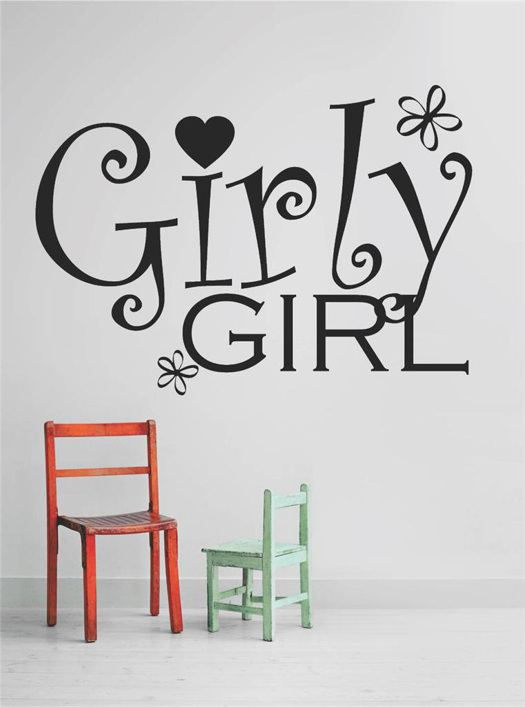 Design With Vinyl Girly Girl Wall Decal - Wayfair Canada