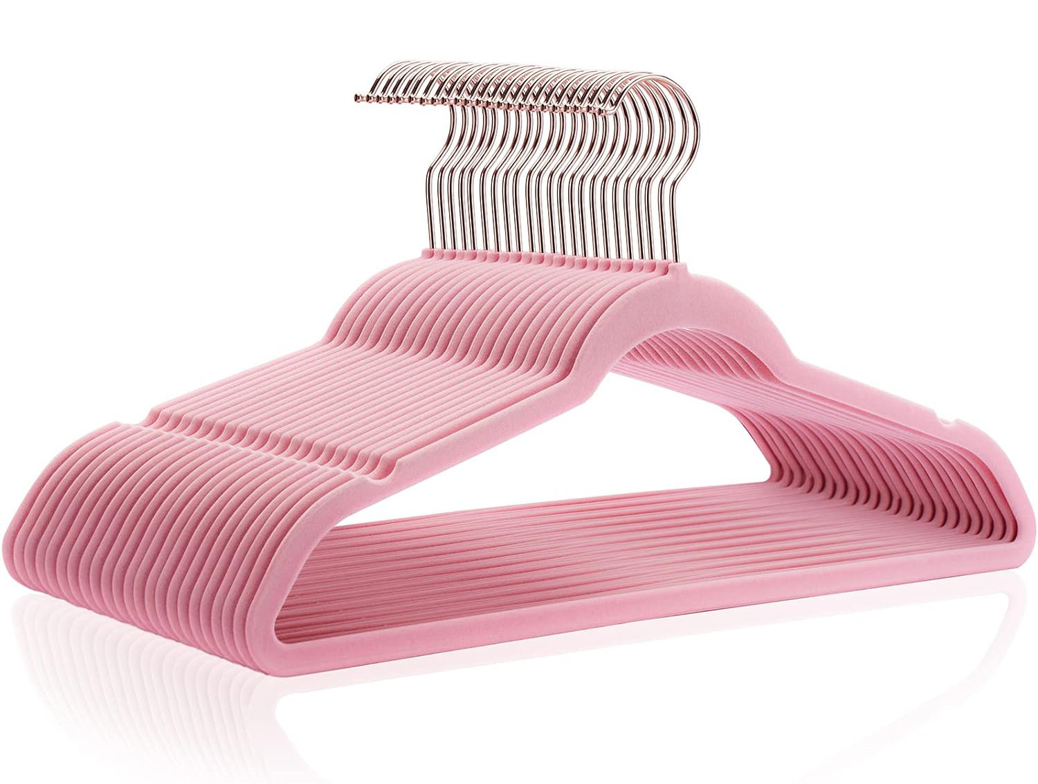 Hokku Designs Velvet Hangers Non Slip Hangers Heavy Duty Clothes ...