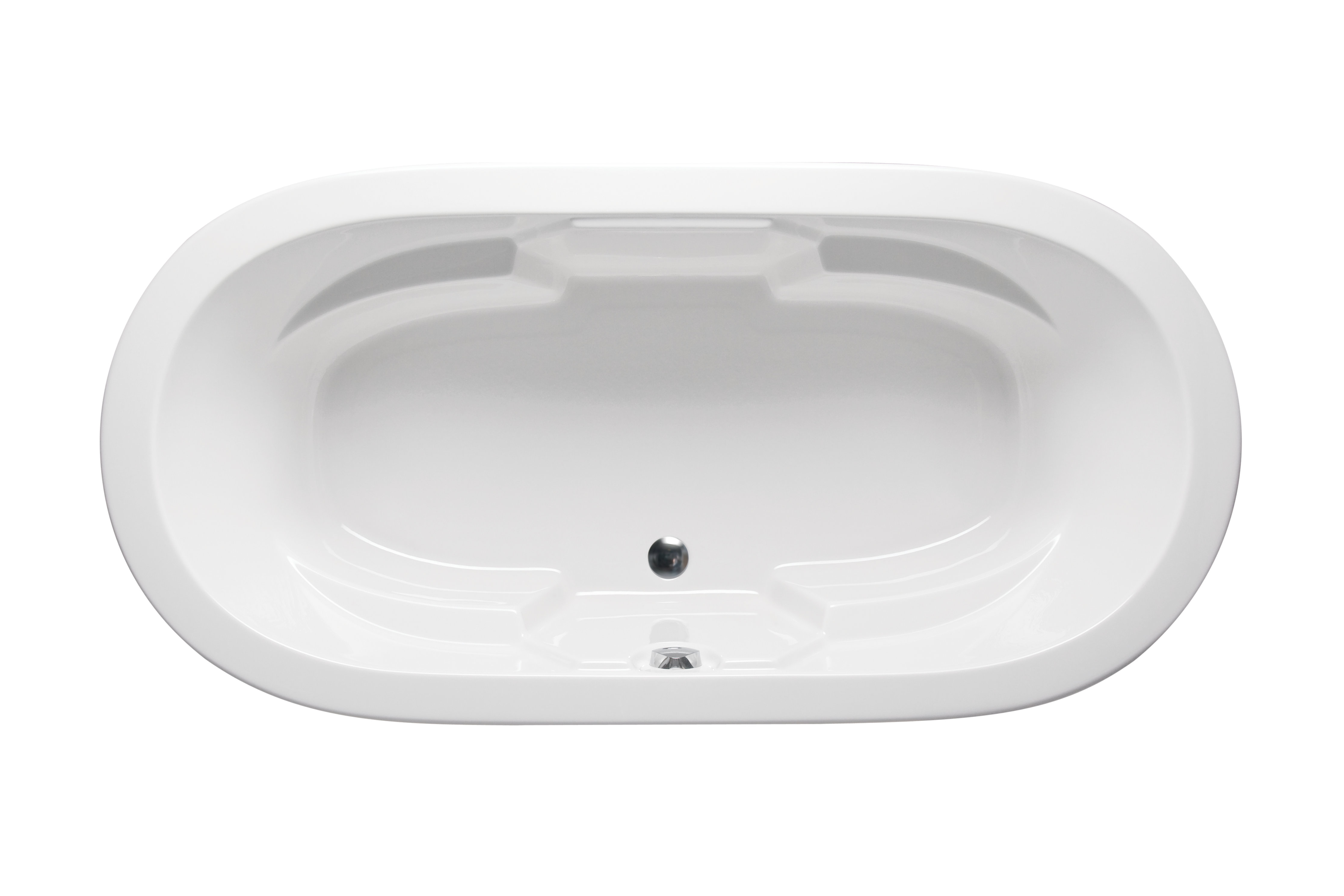 Malibu Home Hermosa 66" x 36" Drop In Whirlpool Acrylic Bathtub | Wayfair
