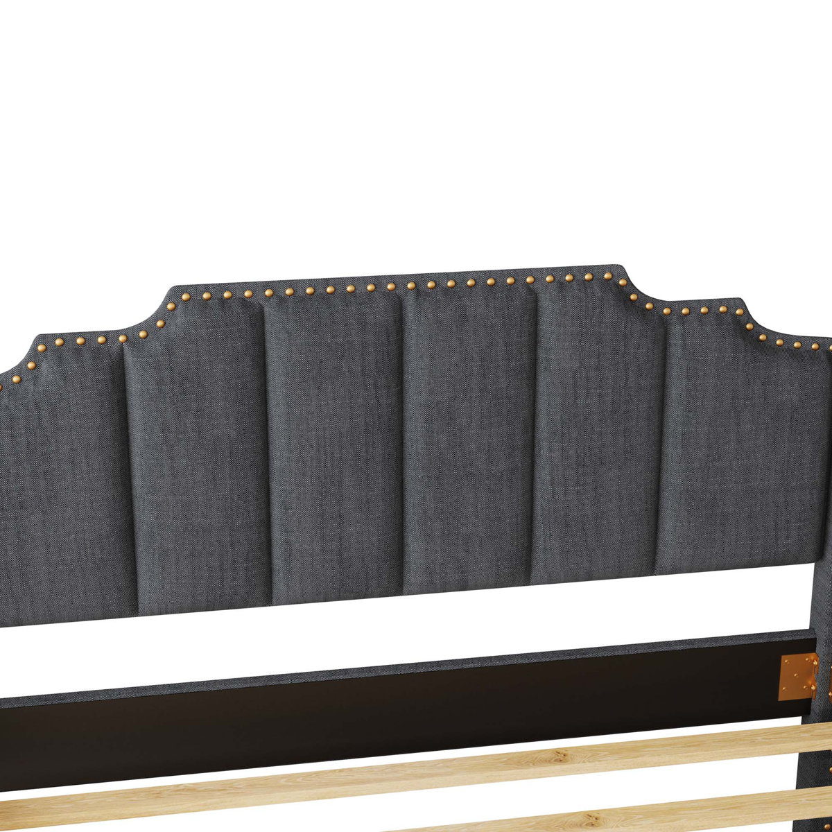 Winston Porter Duquan Upholstered Canopy Bed | Wayfair