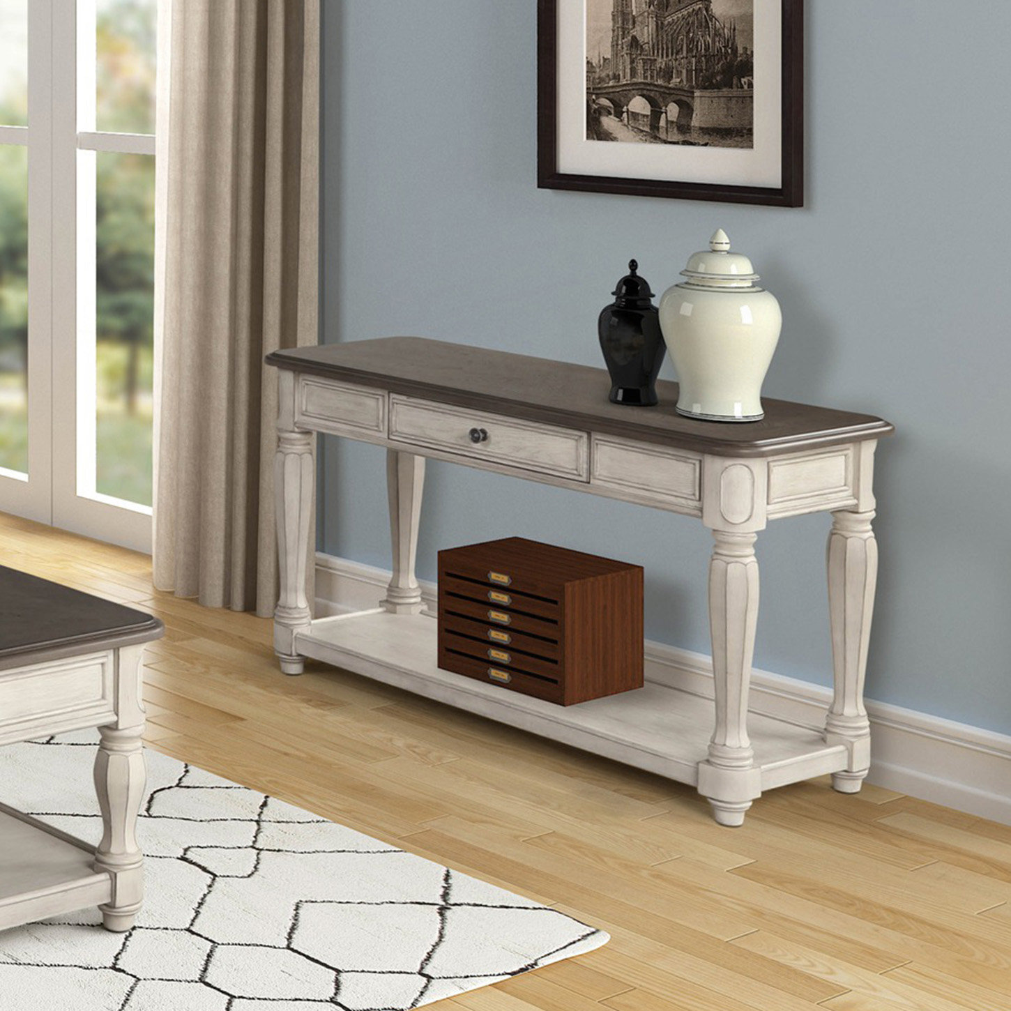 August Grove Console Table With Storage - Wayfair Canada