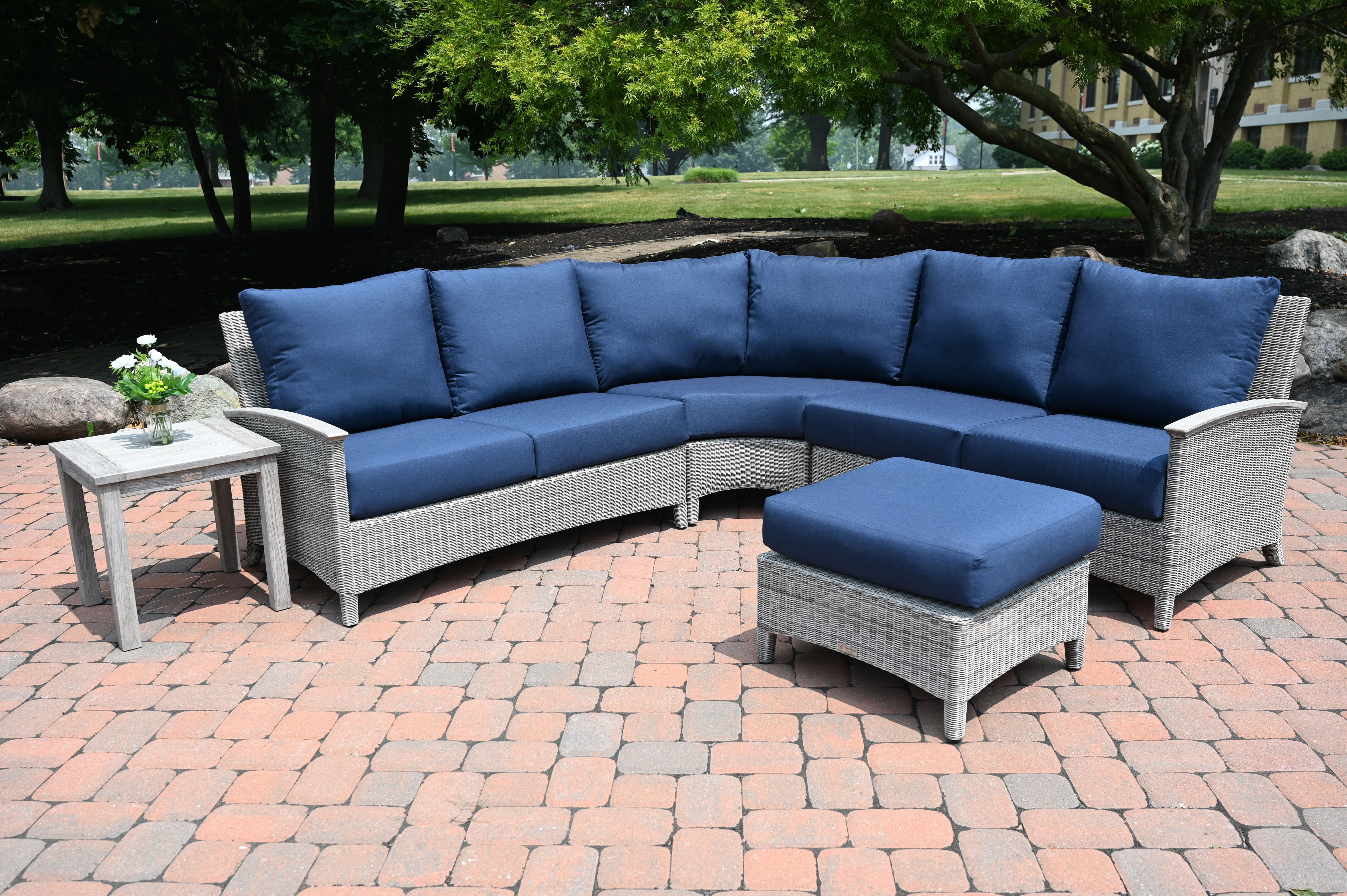 Three Birds Casual Bella 6 - Person Outdoor Seating Group with Cushions ...