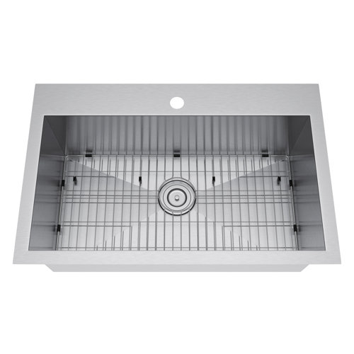 Exclusive Heritage Single Bowl Stainless Steel Kitchen Sink | Wayfair