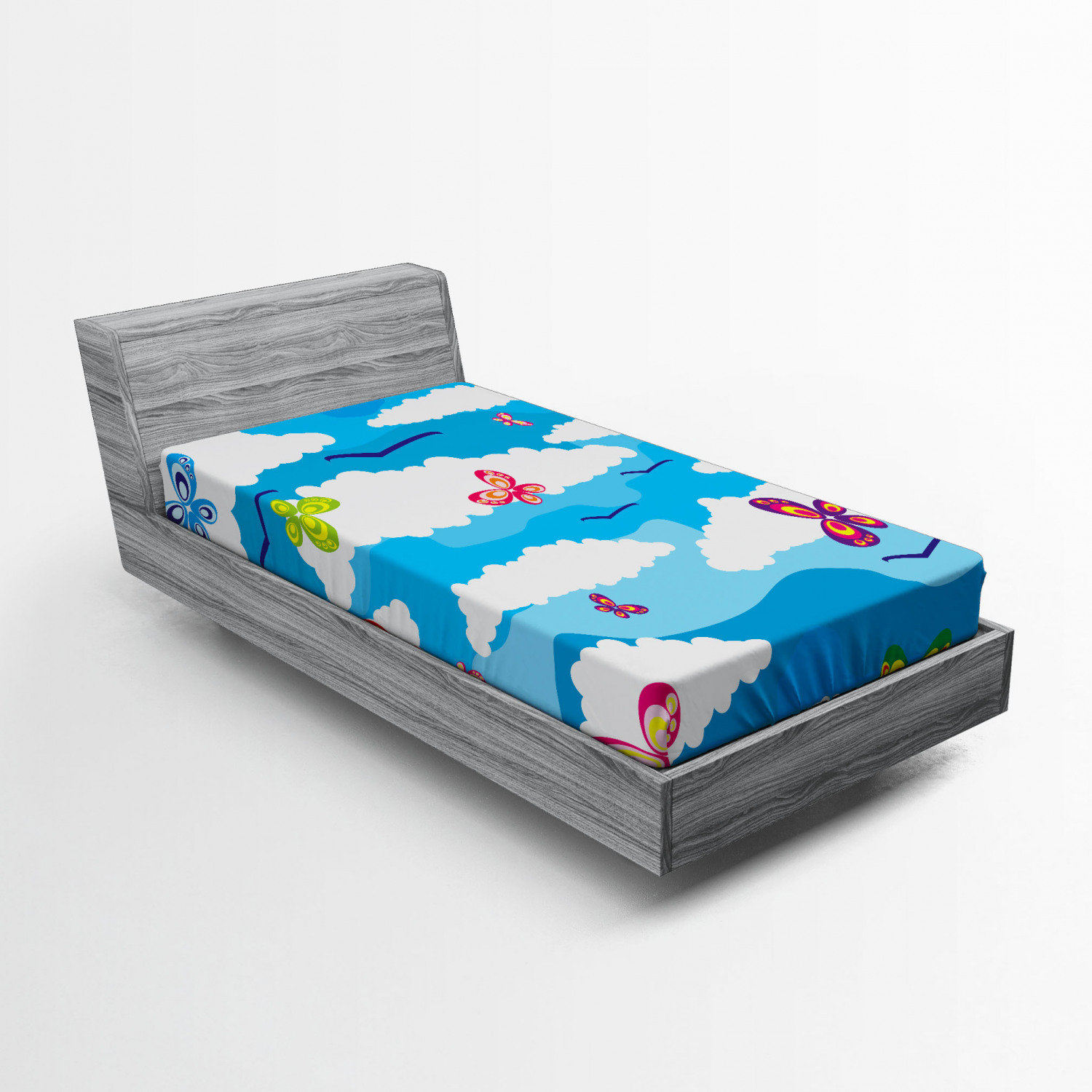 Ambesonne Spring Fitted Sheet | Wayfair