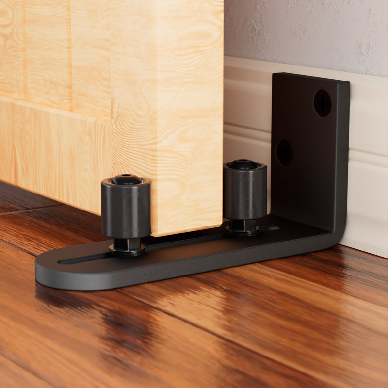 Watchmen New Upgrade Sliding Barn Door Bottom Adjustable Floor Guide ...