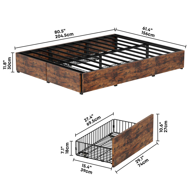 17 Stories Taylor-Paige Bed Frame & Reviews | Wayfair