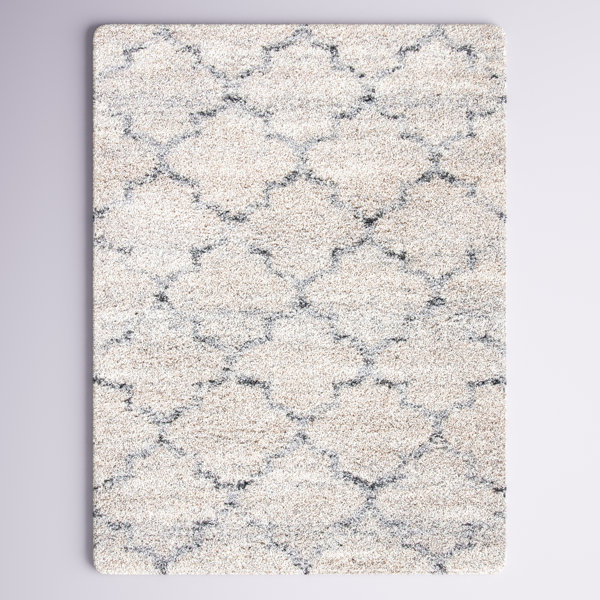 Etta Avenue™ Amarion Geometric Gray/Ivory Area Rug & Reviews | Wayfair