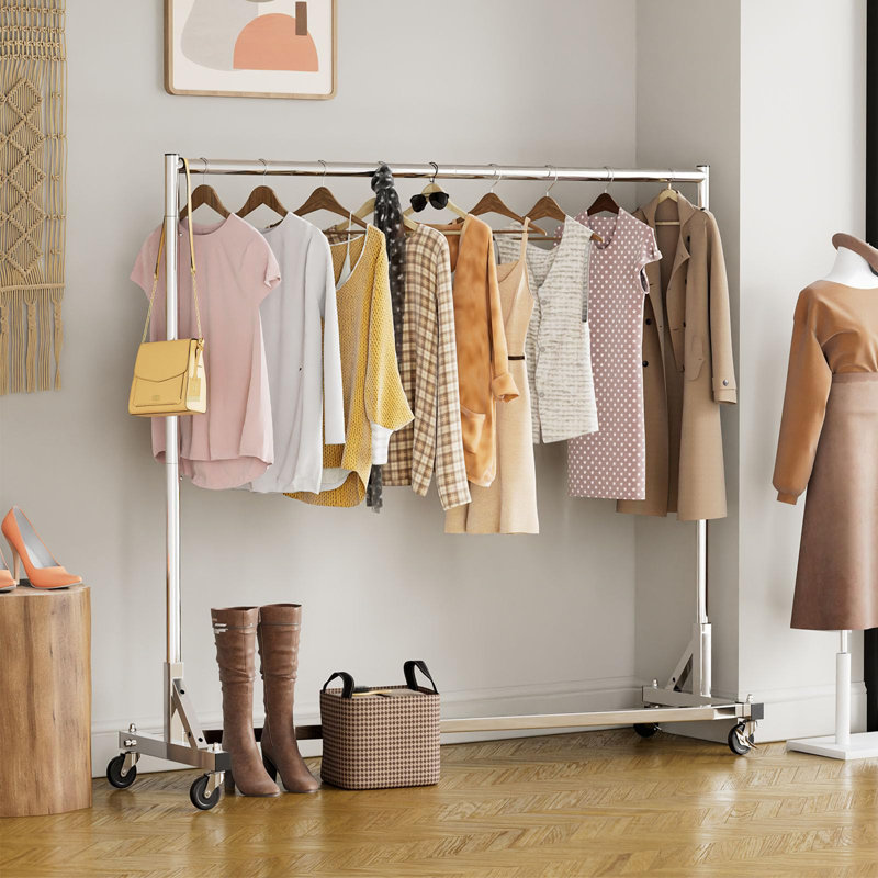 MASMIO 70in extra long Clothes Garment Rack | Wayfair