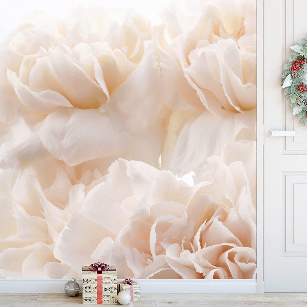 IDEA4WALL Carnation Flower Collage Wall Mural & Reviews | Wayfair