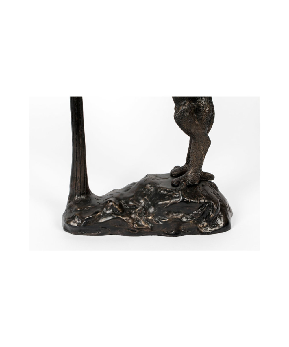 Bold Monkey Glass Top Pedestal End Table | Perigold
