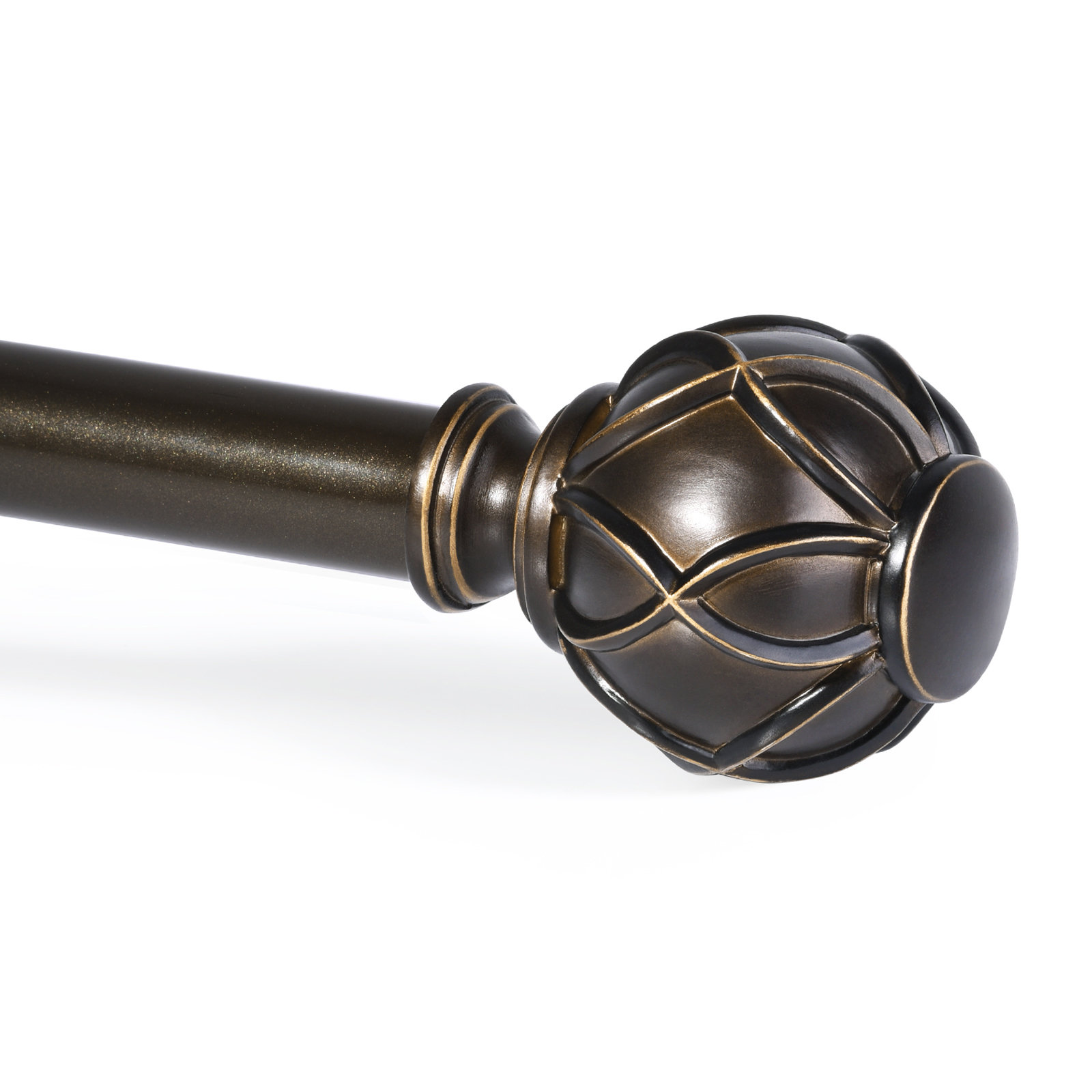 Canora Grey Saniyah Adjustable 1" Single Curtain Rod & Reviews ...