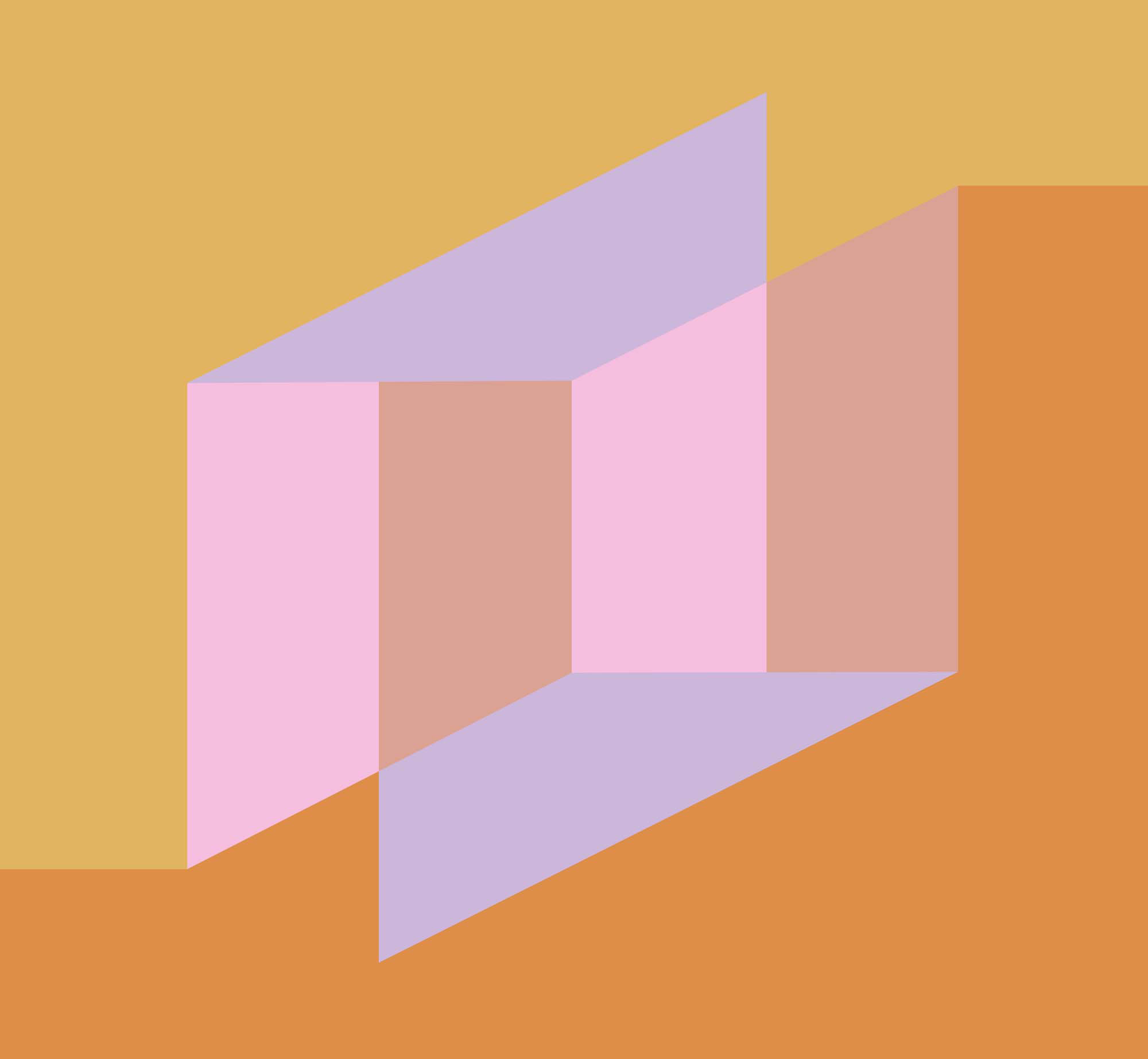 Yoffi Layers of Pink and Orange by Yaffa G - Graphic Art on Canvas ...