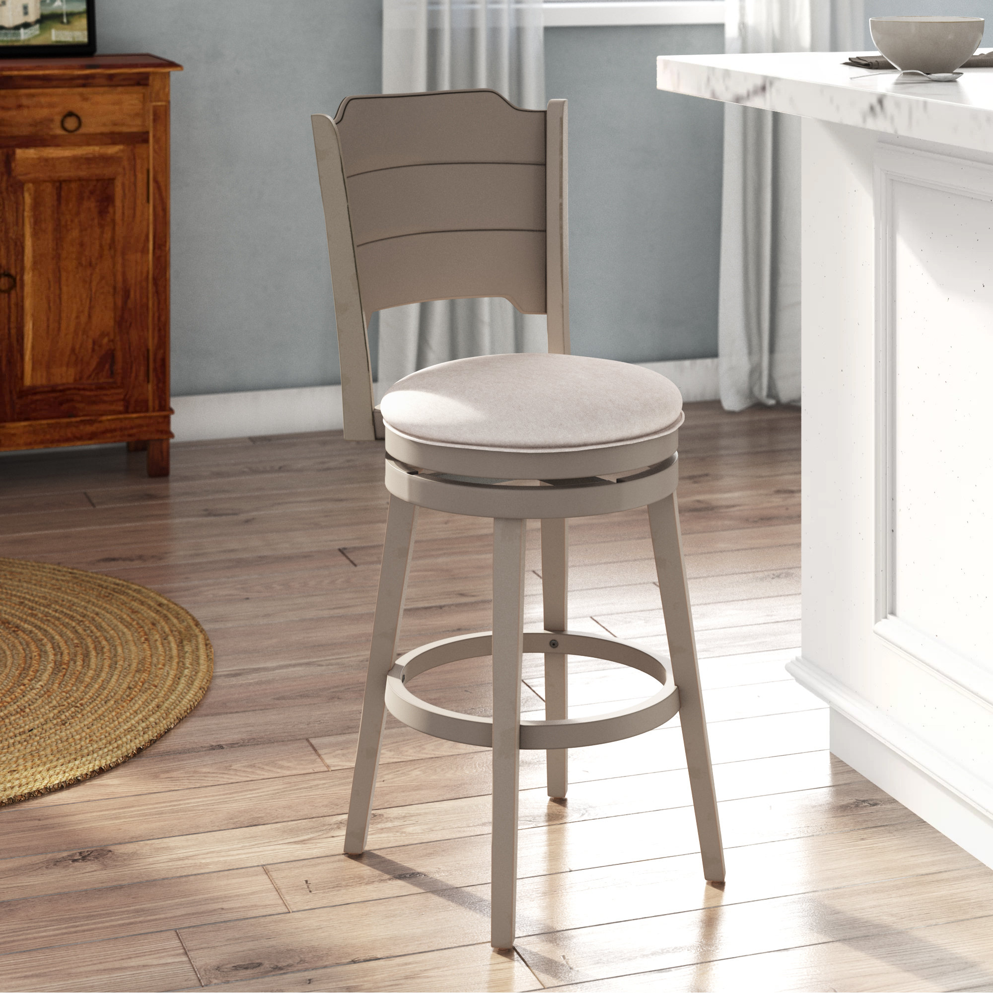 Beachcrest Home Tabouret de bar et de comptoir pivotant Authement et ...