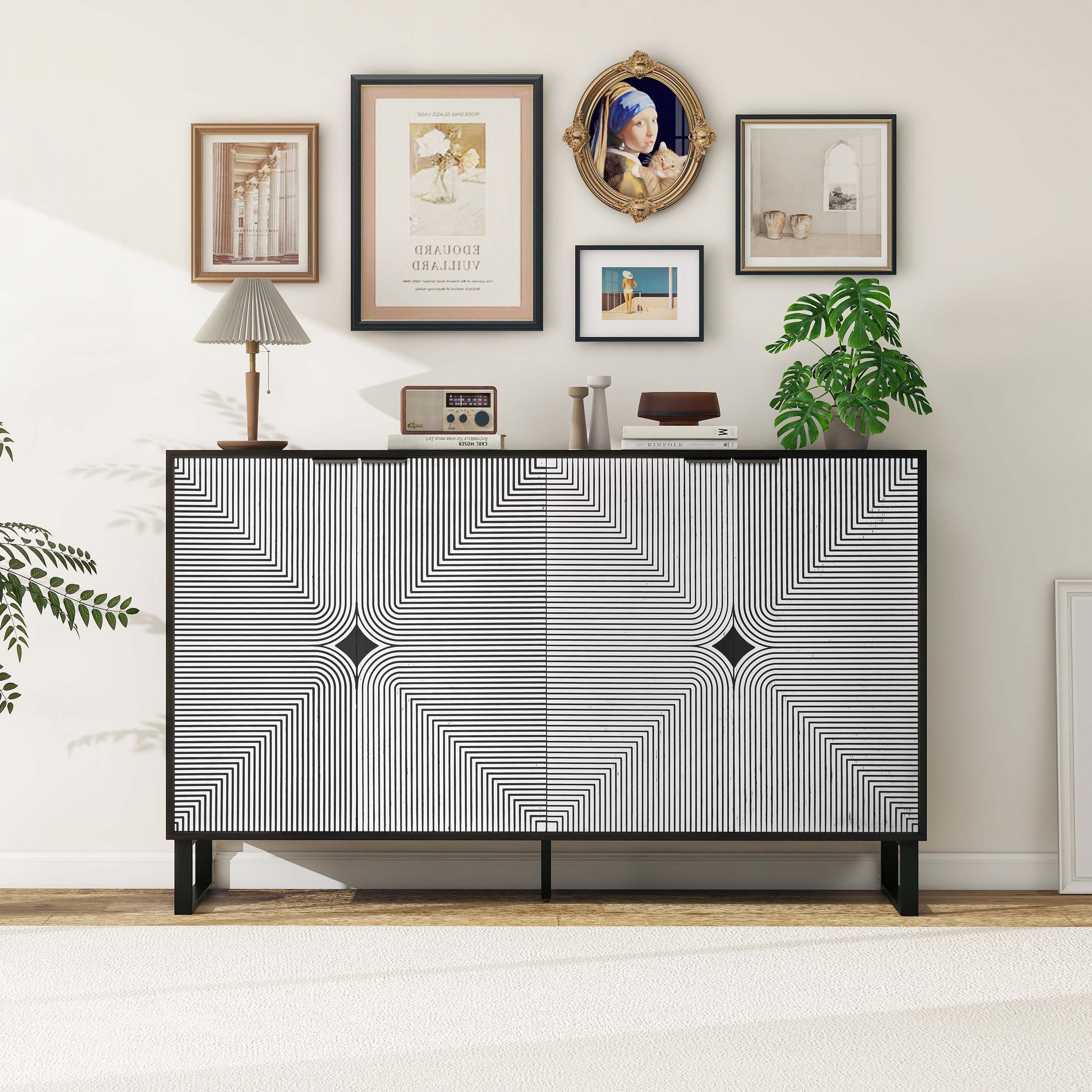Ebern Designs 4-Door Storage Cabinet | Wayfair