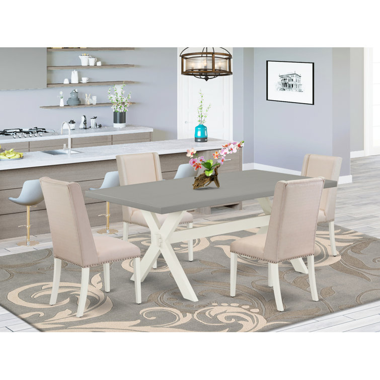 Red Barrel Studio® 5 - Piece Trestle Dining Set | Wayfair