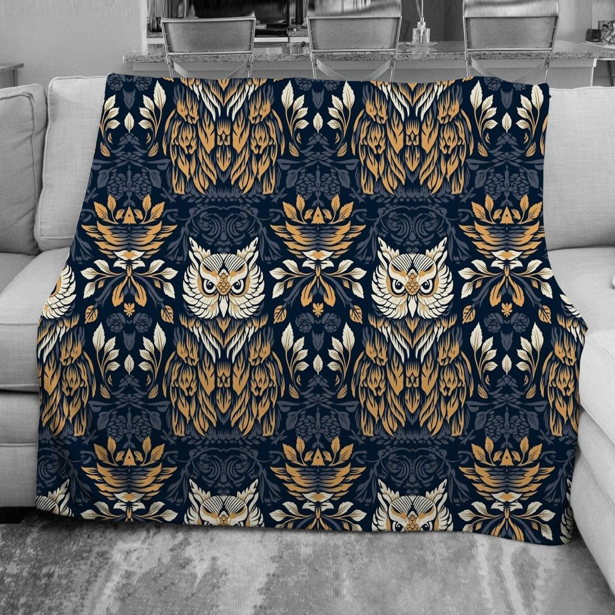 VisionDecor Owl Fleece Blanket | Wayfair