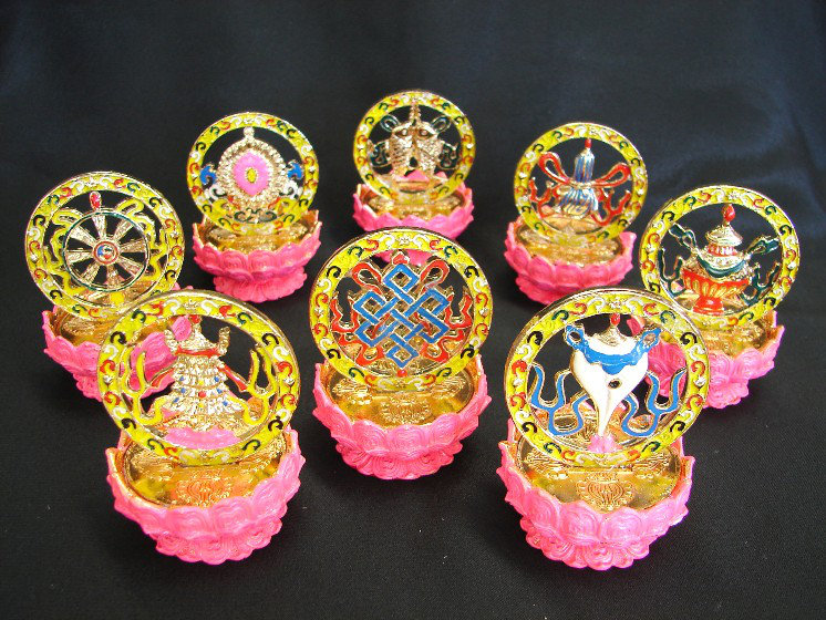 Bungalow Rose 8 Piece Feng Shui Auspicious Objects Sculpture Set | Wayfair