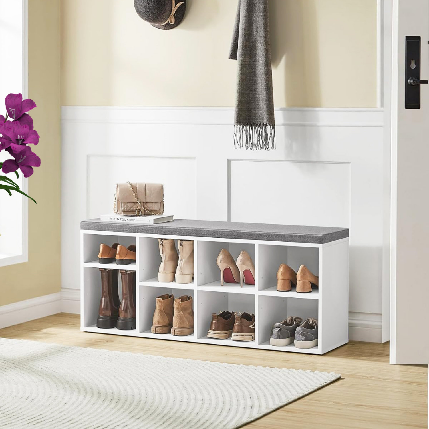 Hokku Designs Shoe Bench with Cushion | Wayfair