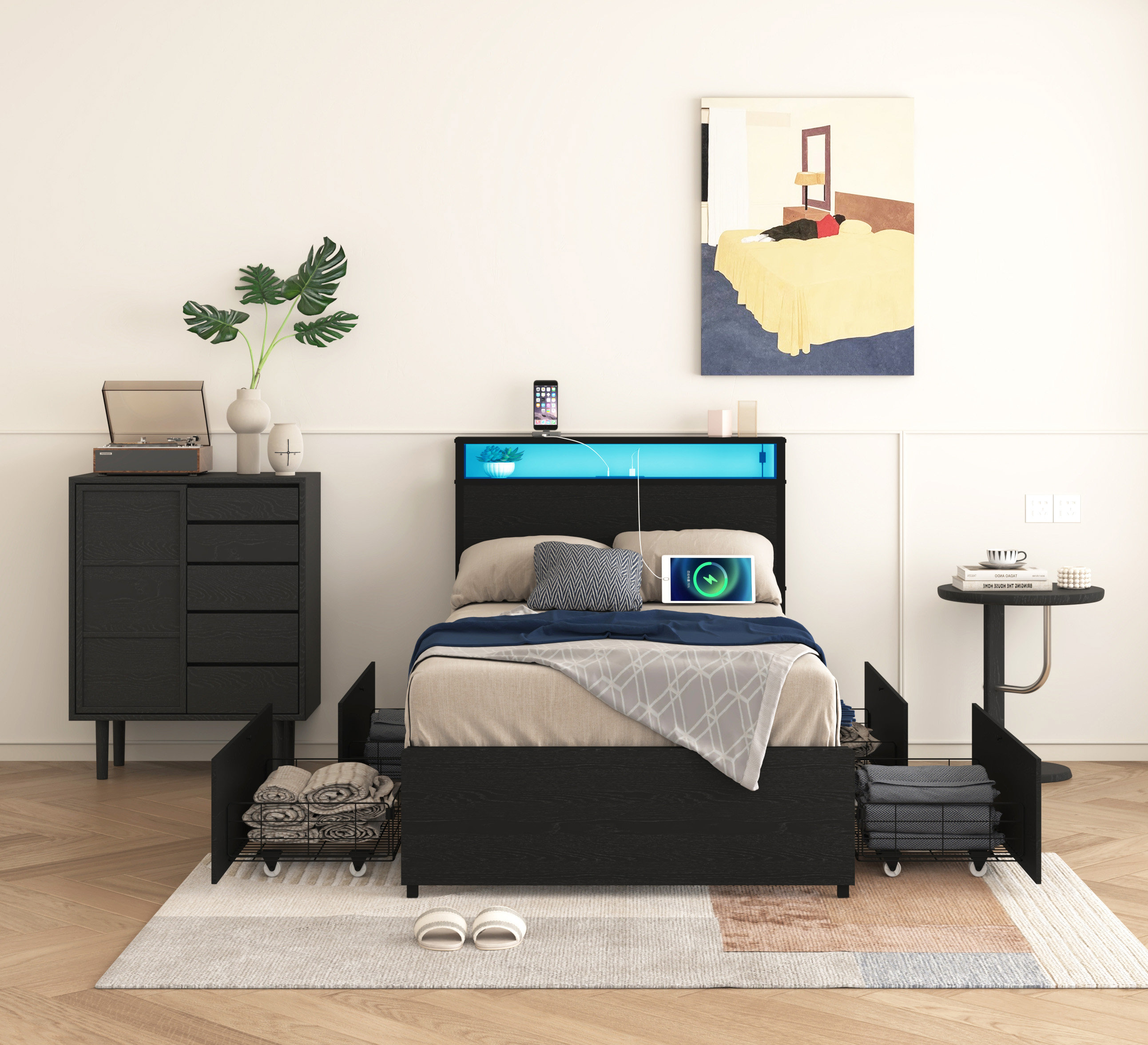 Red Barrel Studio® Twin Bed Frame | Wayfair
