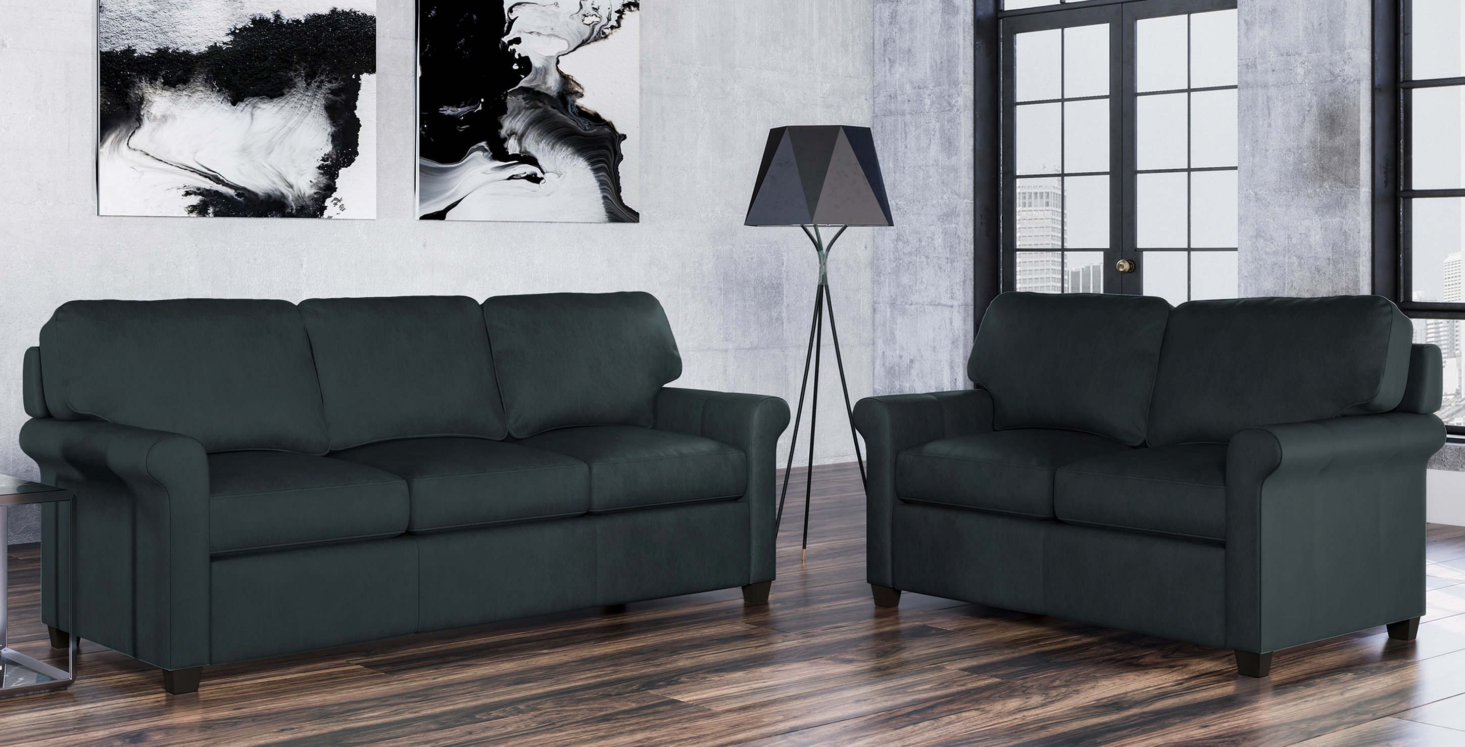 Wildon Home® Fard 2 - Piece Leather Living Room Set | Wayfair