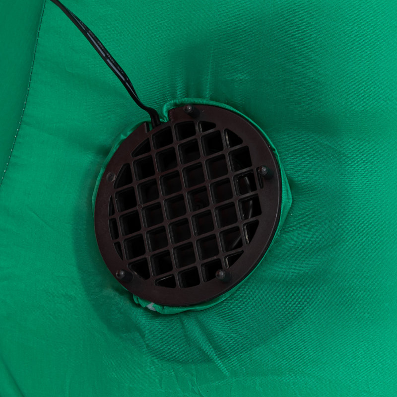 The Holiday Aisle® 6.5FT Lighted Dog Bites Santa's Inflatable Decor ...