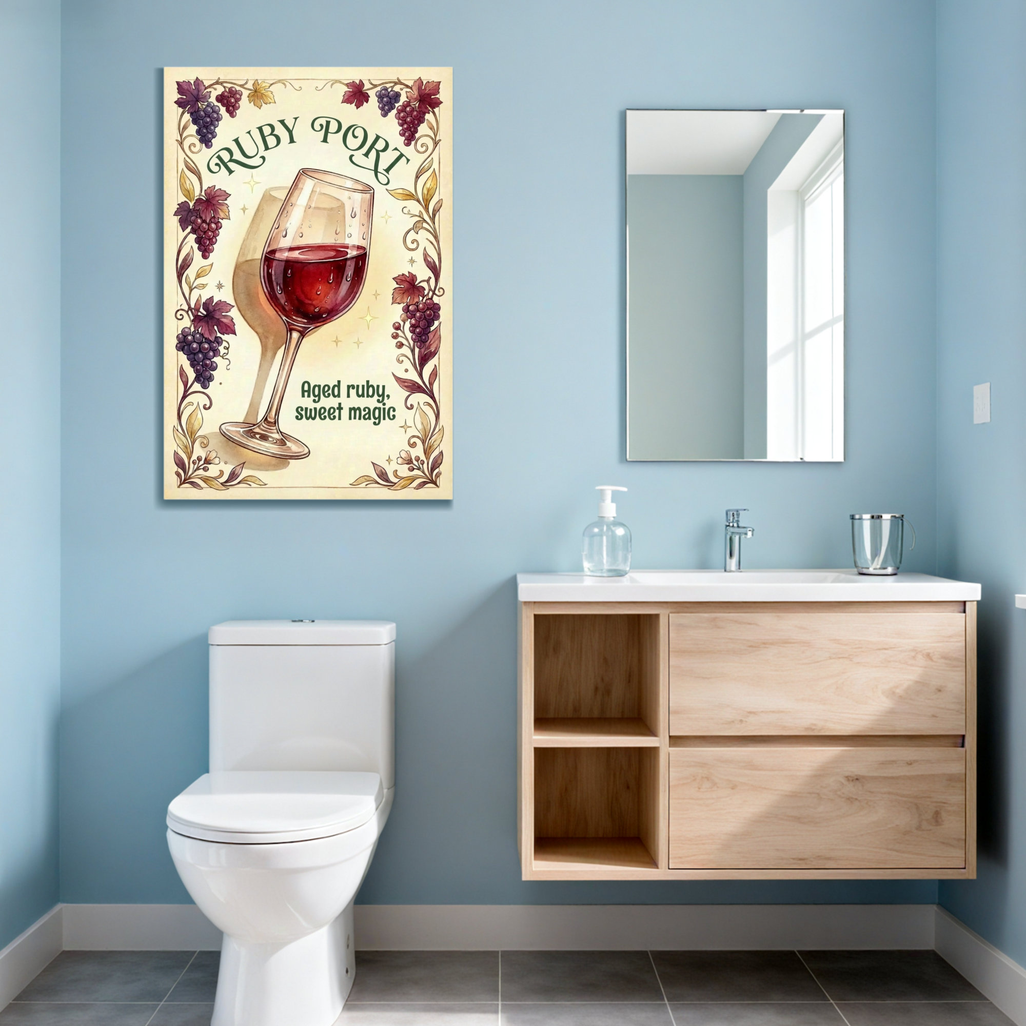 Astoria Grand Fashion Ruby Port Wine Glass Grape Vine Pattern - Wayfair ...