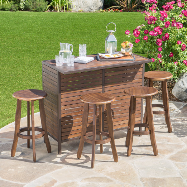 Loon Peak® Rockridge Home Bar Set & Reviews | Wayfair