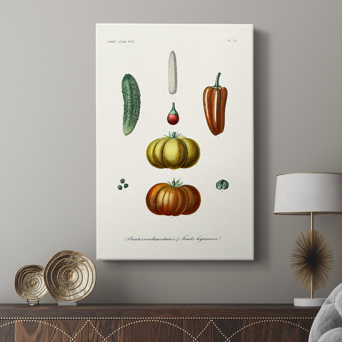 Red Barrel Studio® Fruit & Vegetable Varieties III -Gallery Wrapped ...