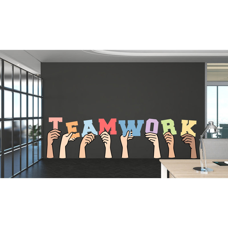 Trinx Teamwork Office Wall Decal | Wayfair