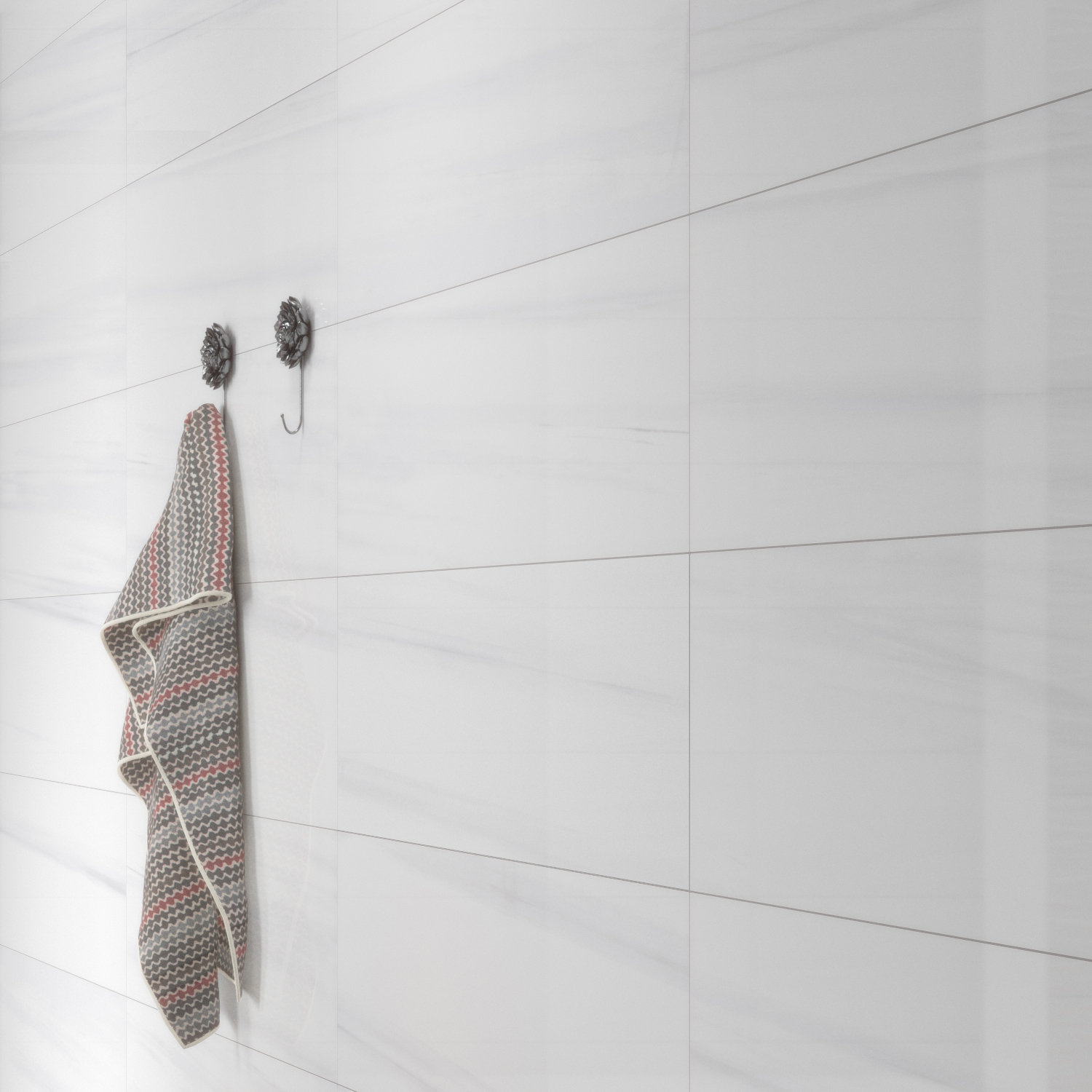 Andova Doric 4-in. x 12-in. Subway Marble Look Matte Ceramic Wall Tile ...