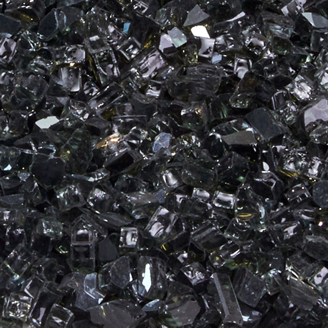 ProCom Duluth Forge 1/4 in. Premium Reflective Black Fire Glass - 10 lb ...