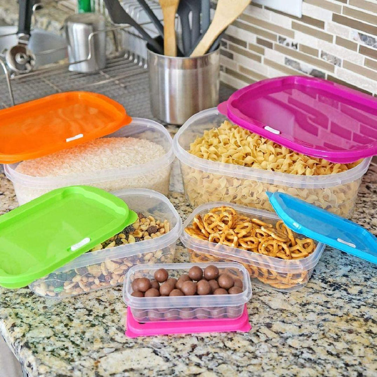 Prep & Savour Modern Style Nesting Food Storage Containers Set Of 5 All ...