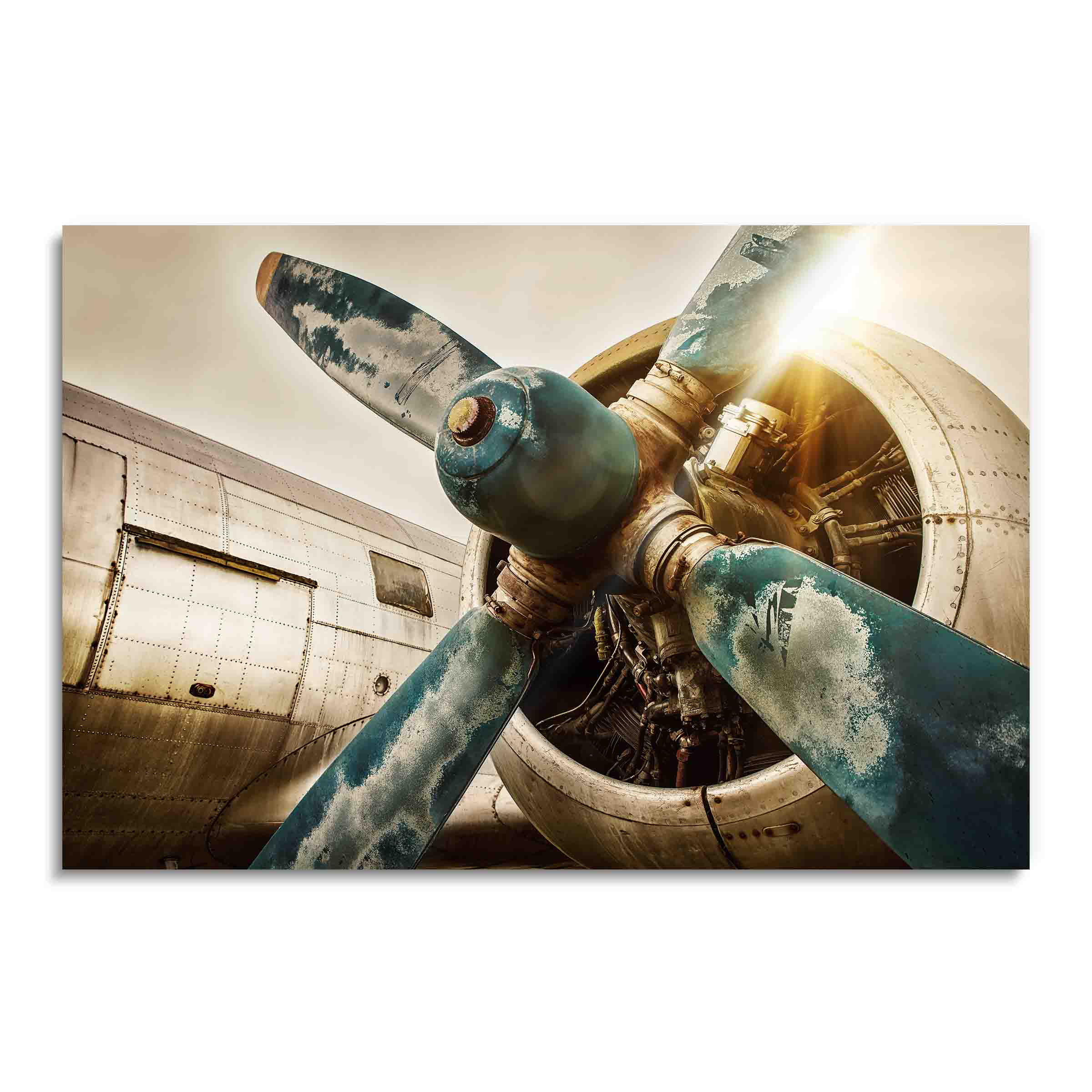 Williston Forge Military Plane Propellor, Vintage Aircraft Photography ...