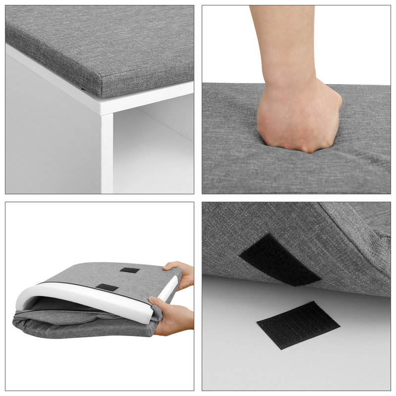 Latitude Run® 6 Pair Shoe Storage Bench & Reviews | Wayfair