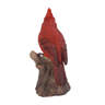 Hi-Line Gift Ltd. Motion Activated Singing Cardinal Standing on Stump ...