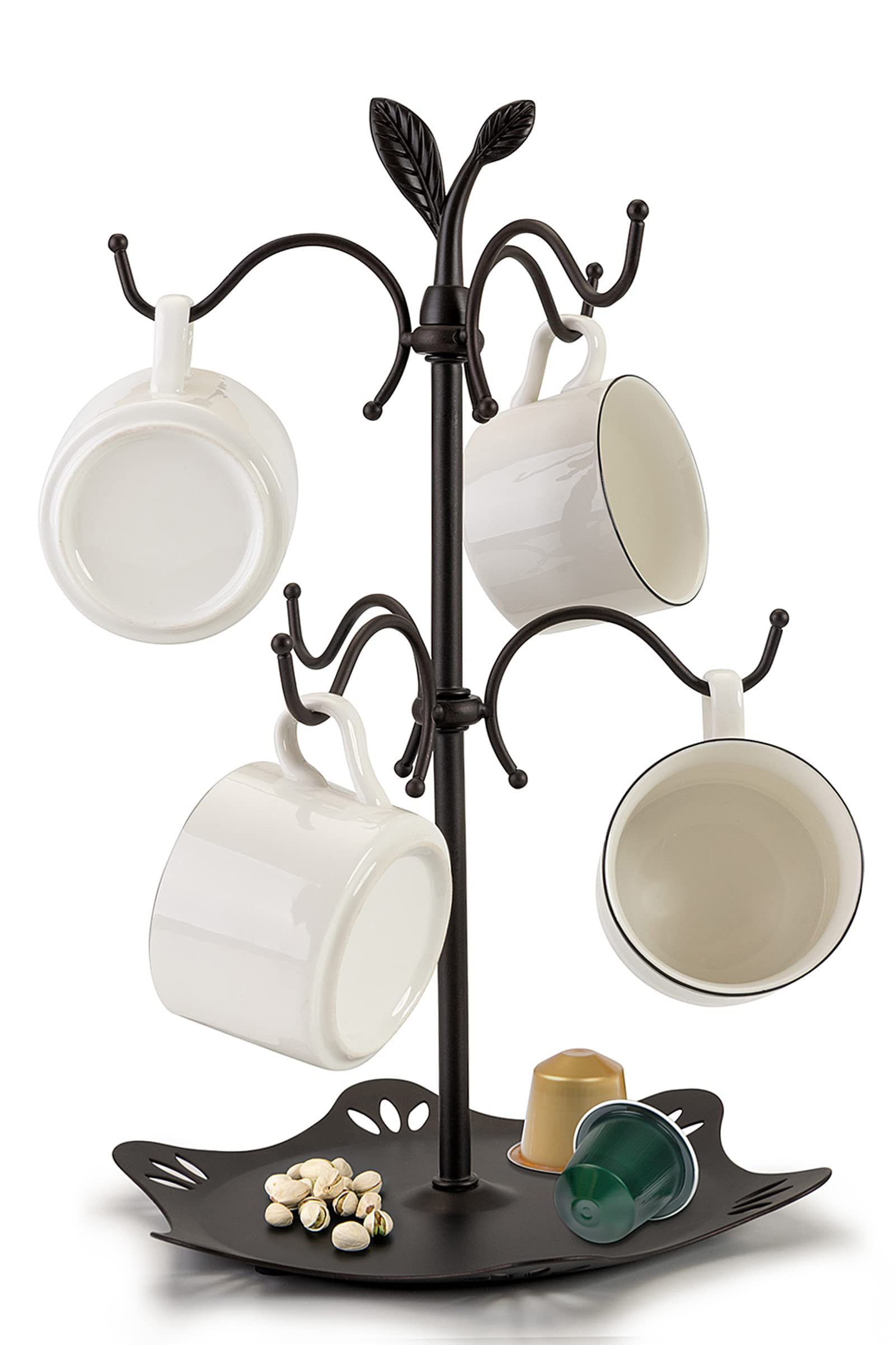 Lark Manor Coffee Mug Holder For Large Mugs, Mug Tree For Counter ...