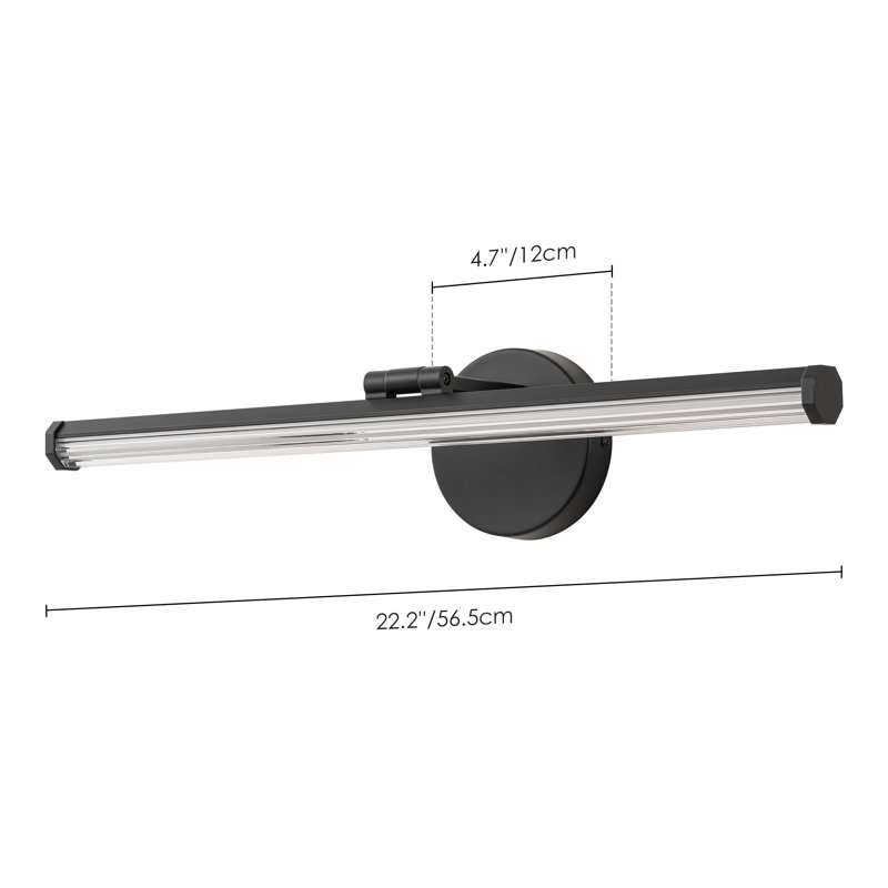 Mercer41 Dimmable LED Wall Sconces Wall Mounted Hardwired Picture Light ...