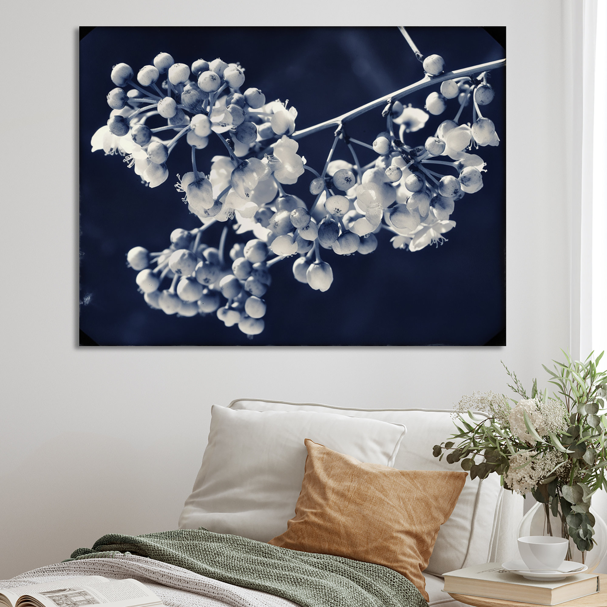 Winston Porter Wild Berries Blue Vintage Botanical Photography I ...
