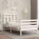 17 Stories Luberisse European Single (90 X 200cm) Solid Wood Bed ...