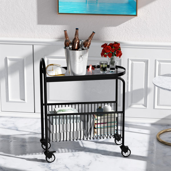 Connie Rolling Utility Storage Rack Cart on Wheels | Wayfair