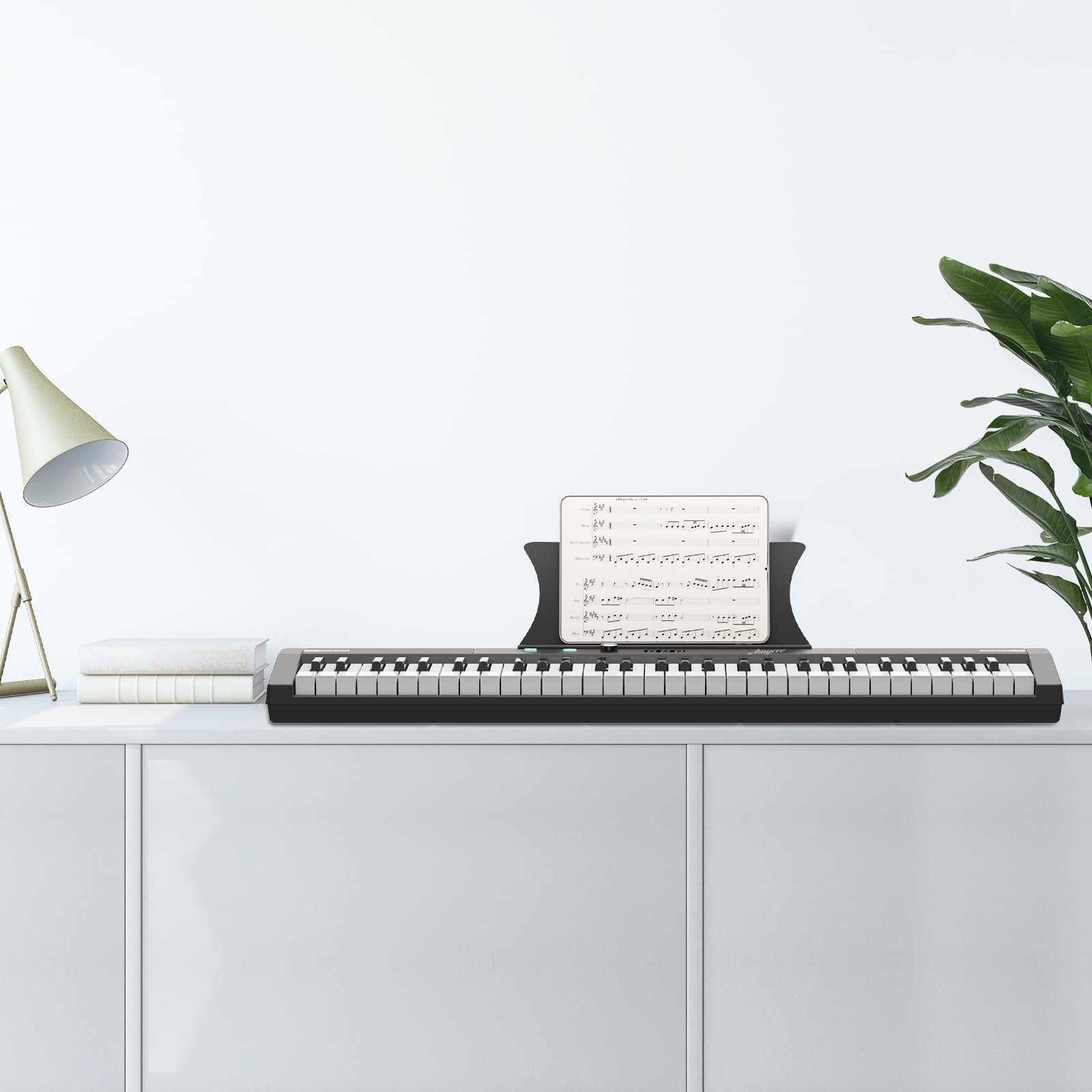ZACOO 61 touches pour piano, clavier électrique semi-lesté pour ...