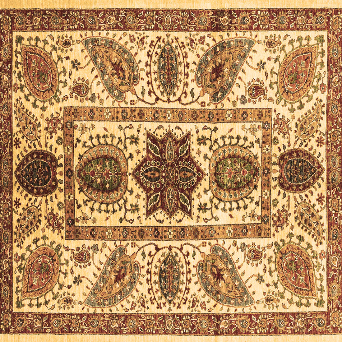 Canora Grey Jazalin Oriental Machine Woven Square 8' x 8' Wool ...