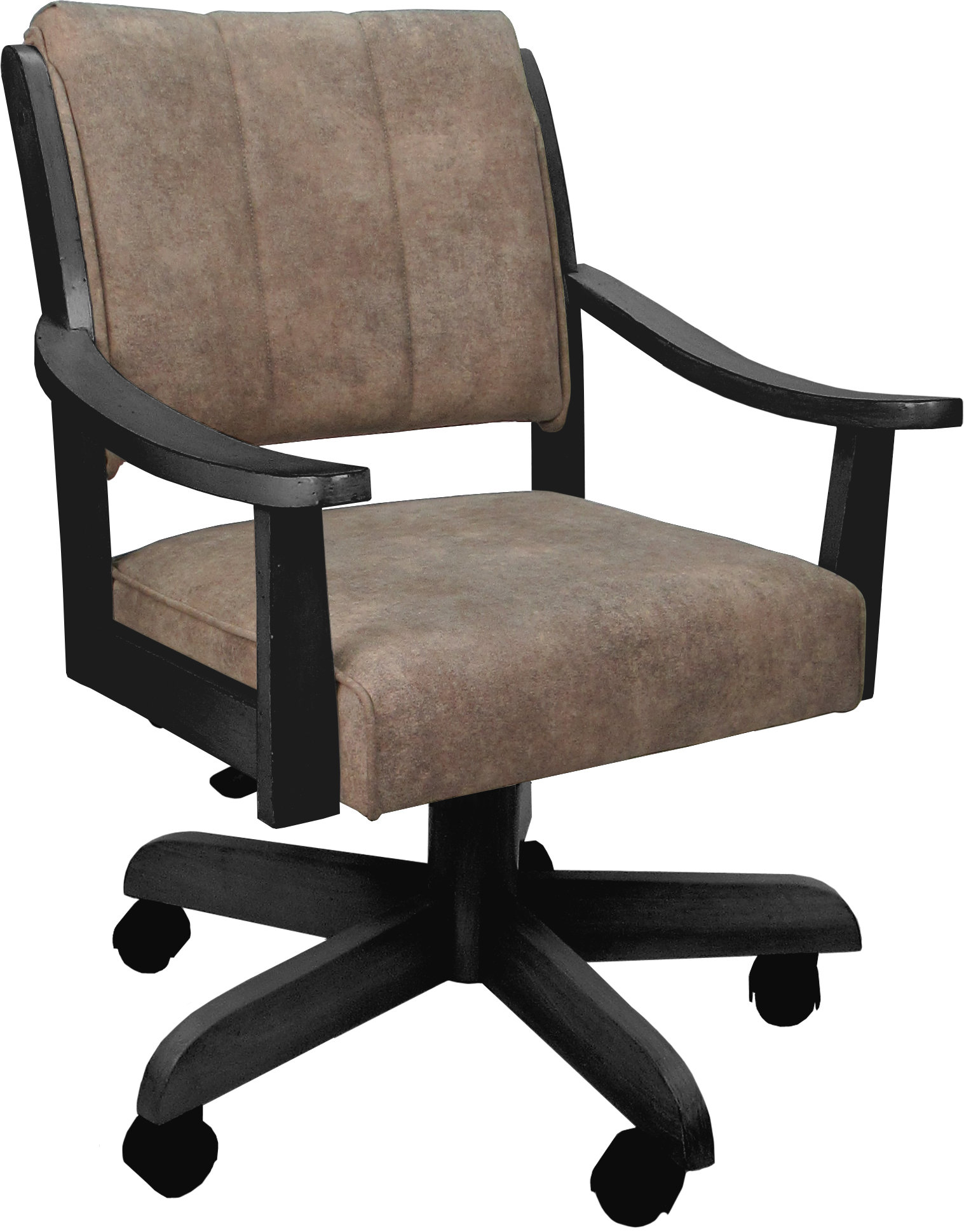 Red Barrel Studio® Limited Dining Caster Chair - Solid Wood | Wayfair